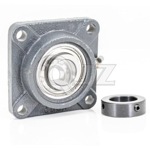SAF208-24 Cast Iron 1.5 in Square Flange Unit SA208-24G+F208 – Bearing2000