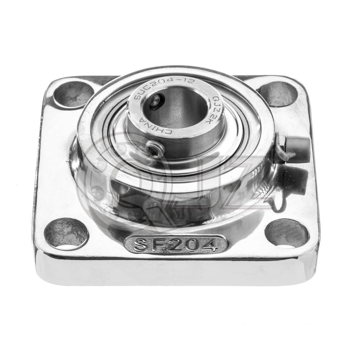 F208 Polished Stainless Steel Housing — Bearing2000