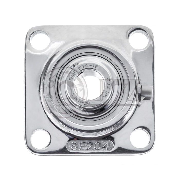 F205 Polished Stainless Steel Housing — Bearing2000