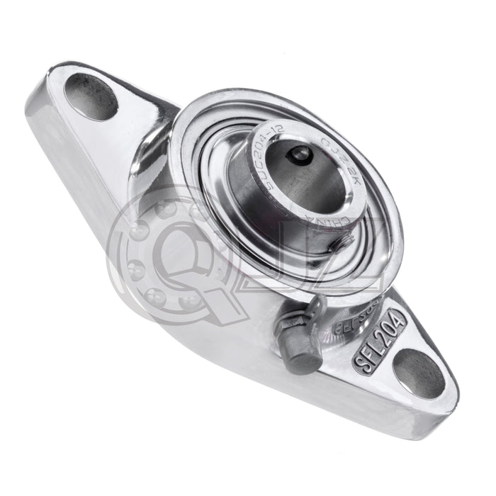 FL205 Polished Stainless Steel Housing — Bearing2000