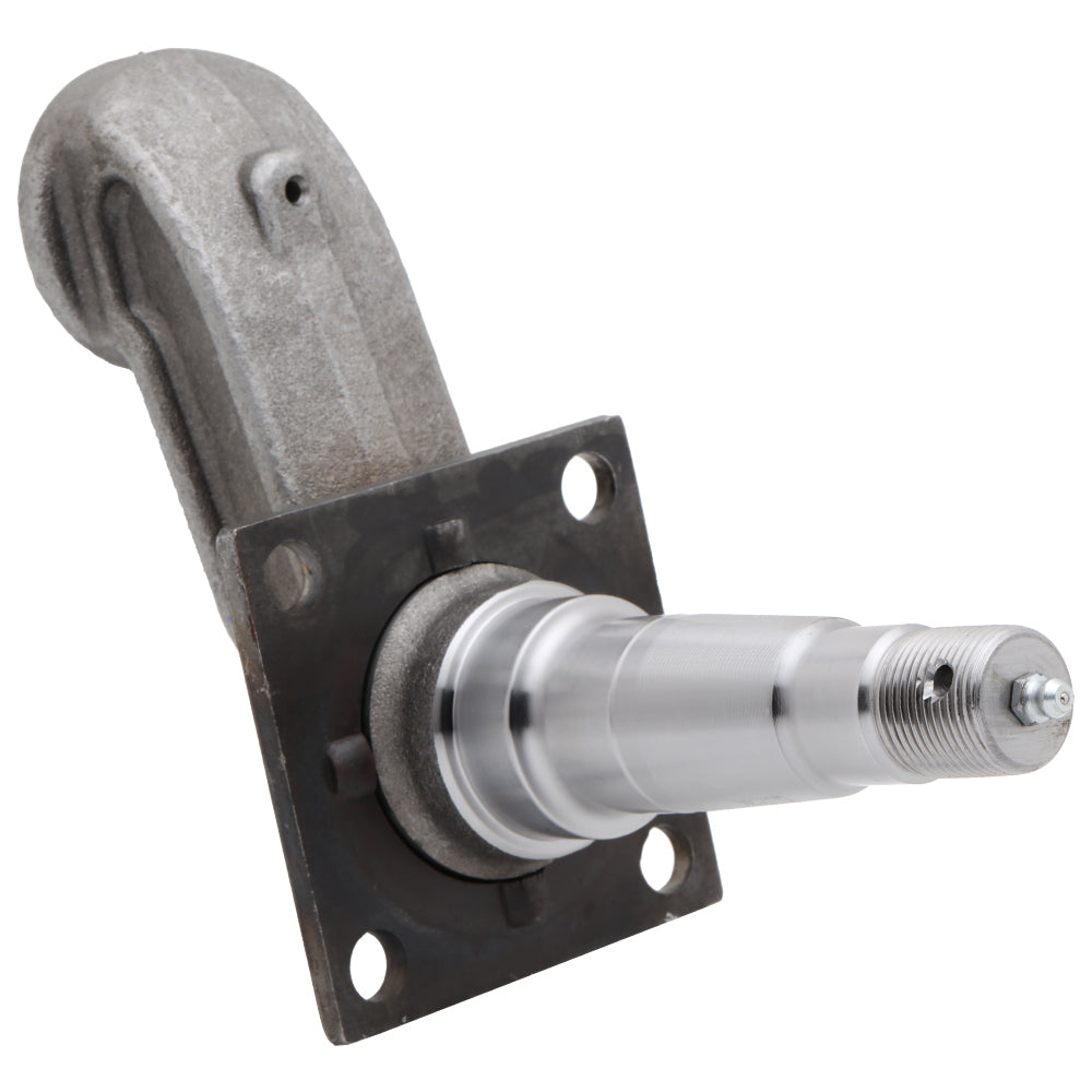 Spindle #84 - 4" Drop - E-Z Lube Weld-On with Brake Flange - 3,500 lbs ...